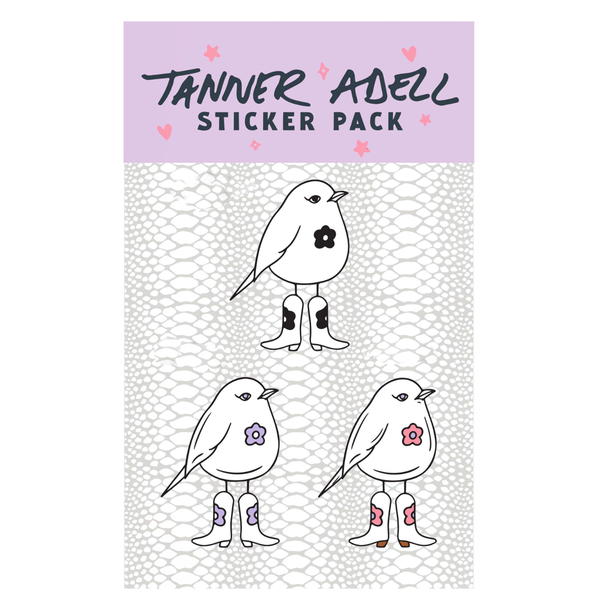PRE-ORDER - 2024 Tanner Adell Bird Sticker Pack – Tanner Adell Official ...